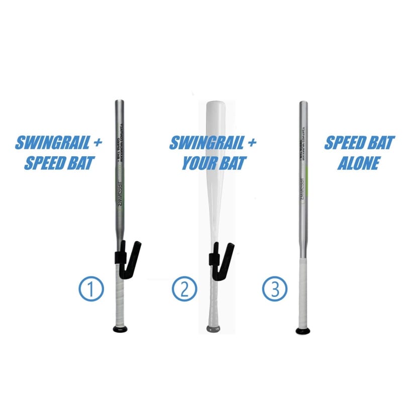BUY 2 SWINGRAILS + GET FREE SPEED TRAINING BAT – SWINGRAIL Swing Trainer